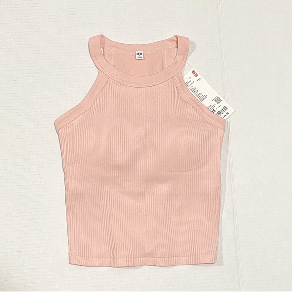 Uniqlo | Tops | Nwt Uniqlo Halter Neck Bra Top Light Pink Xs | Poshmark